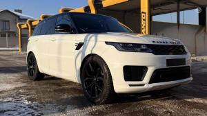 Balts Land Rover Range Rover Sport 2019 Kauņa, ar dzinēja tilpumu 2.99 L un nobraukumu 122 tūkst. km par 32300 €, foto 5 vietnē AUTOMOTO.COM.LV