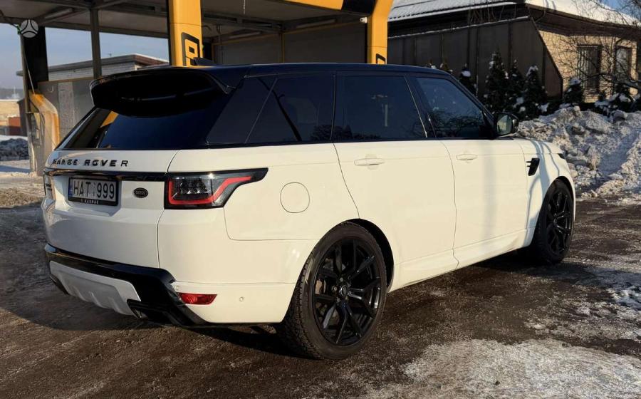 Balts Land Rover Range Rover Sport 2019 Kauņa, ar dzinēja tilpumu 2.99 L un nobraukumu 122 tūkst. km par 32300 €, foto 7 vietnē AUTOMOTO.COM.LV