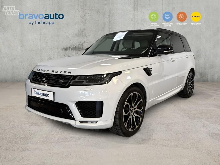 Balts Land Rover Range Rover Sport 2019 Viļņa, ar dzinēja tilpumu 2.00 L un nobraukumu 102 tūkst. km par 41000 €, foto 1 vietnē AUTOMOTO.COM.LV