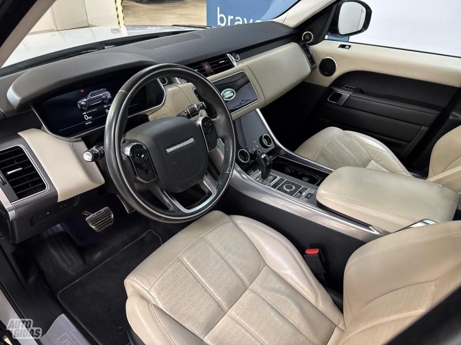 White Land Rover Range Rover Sport 2019 in Vilnius, with an engine capacity of 2.00 L and mileage of 102 thousand km for 41000 €, photo 8 on AUTOMOTO.COM.LV