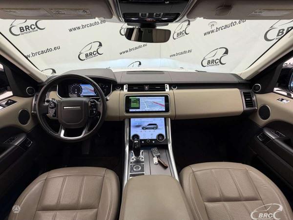 White Land Rover Range Rover Sport 2019 in Vilnius, with an engine capacity of 2.99 L and mileage of 121 thousand km for 32900 €, photo 4 on AUTOMOTO.COM.LV