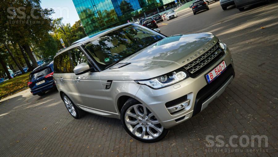 Dzeltens Land Rover Range Rover Sport 2016 Rīga, ar dzinēja tilpumu 3.00 L un nobraukumu 267 tūkst. km par 14450 €, foto 5 vietnē AUTOMOTO.COM.LV