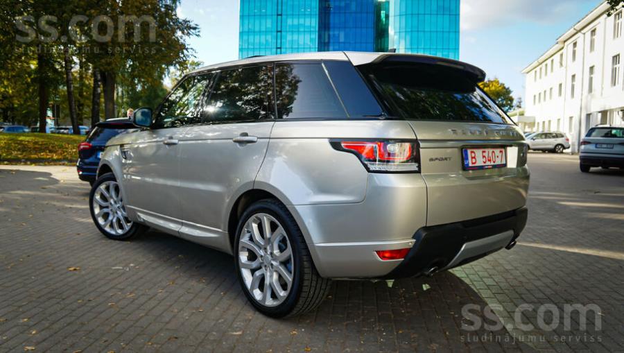 Dzeltens Land Rover Range Rover Sport 2016 Rīga, ar dzinēja tilpumu 3.00 L un nobraukumu 267 tūkst. km par 14450 €, foto 9 vietnē AUTOMOTO.COM.LV