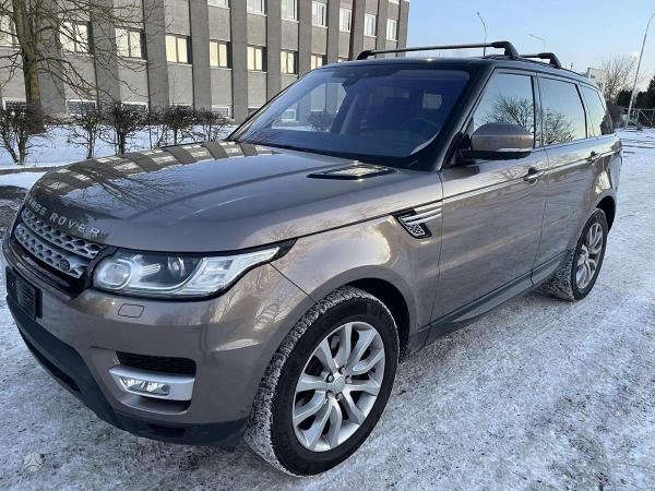 Dzeltens Land Rover Range Rover Sport 2017 Panevēža, ar dzinēja tilpumu 3.00 L un nobraukumu 244 tūkst. km par 17500 €, foto  vietnē AUTOMOTO.COM.LV
