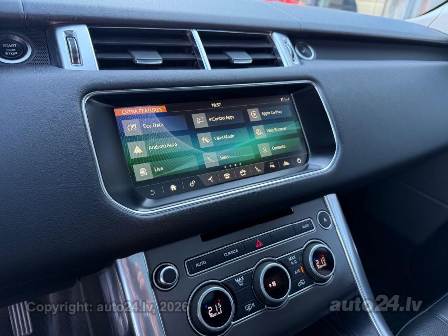 Dzeltens Land Rover Range Rover Sport 2017 Kuresāre, ar dzinēja tilpumu 2.00 L un nobraukumu 188 tūkst. km par 19150 €, foto 16 vietnē AUTOMOTO.COM.LV