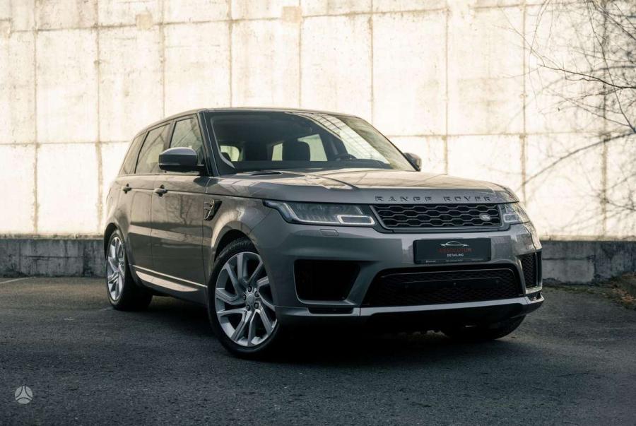 Dzeltens Land Rover Range Rover Sport 2021 Viļņa, ar dzinēja tilpumu 3.00 L un nobraukumu 124 tūkst. km par 36500 €, foto 3 vietnē AUTOMOTO.COM.LV