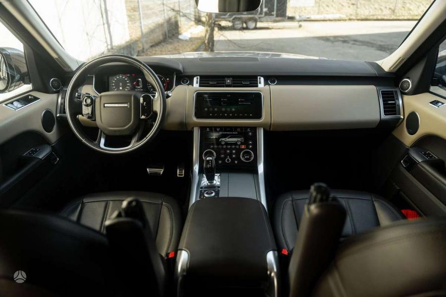 Dzeltens Land Rover Range Rover Sport 2021 Viļņa, ar dzinēja tilpumu 3.00 L un nobraukumu 124 tūkst. km par 36500 €, foto 14 vietnē AUTOMOTO.COM.LV