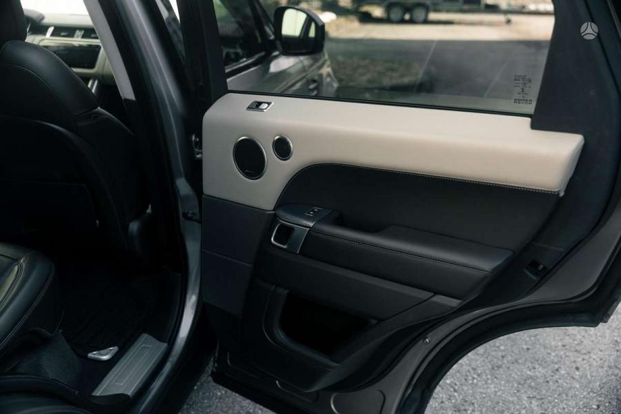 Dzeltens Land Rover Range Rover Sport 2021 Viļņa, ar dzinēja tilpumu 3.00 L un nobraukumu 124 tūkst. km par 36500 €, foto 27 vietnē AUTOMOTO.COM.LV