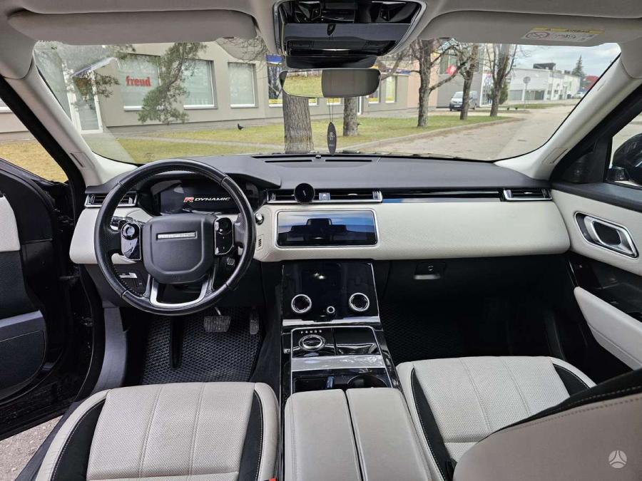 Melns Land Rover Range Rover Velar 2017 Kauņa, ar dzinēja tilpumu 2.00 L un nobraukumu 270 tūkst. km par 22000 €, foto 7 vietnē AUTOMOTO.COM.LV