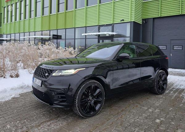 Black Land Rover Range Rover Velar 2018 in Vilnius, with an engine capacity of 2.00 L and mileage of 155 thousand km for 23500 €, photo 2 on AUTOMOTO.COM.LV