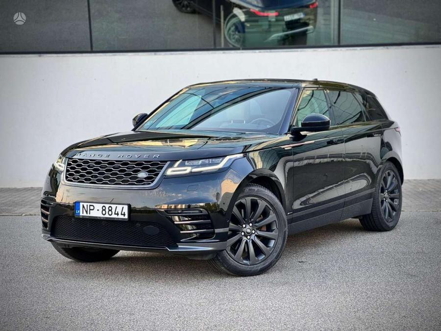 Black Land Rover Range Rover Velar 2018 in Riga, with an engine capacity of 2.99 L and mileage of 90 thousand km for 30500 €, photo 1 on AUTOMOTO.COM.LV