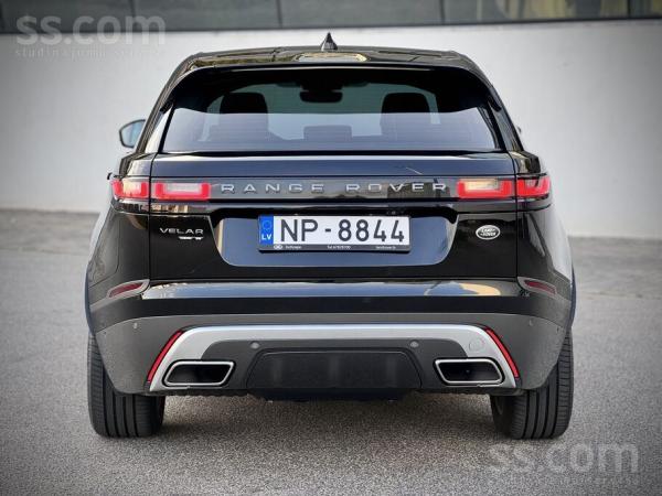 Black Land Rover Range Rover Velar 2018 in Riga, with an engine capacity of 3.00 L and mileage of 87 thousand km for 28990 €, photo 7 on AUTOMOTO.COM.LV