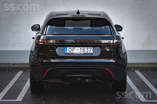Melns Land Rover Range Rover Velar 2018 Rīga, ar dzinēja tilpumu 2.00 L un nobraukumu 206 tūkst. km par 18450 €, foto 5 vietnē AUTOMOTO.COM.LV