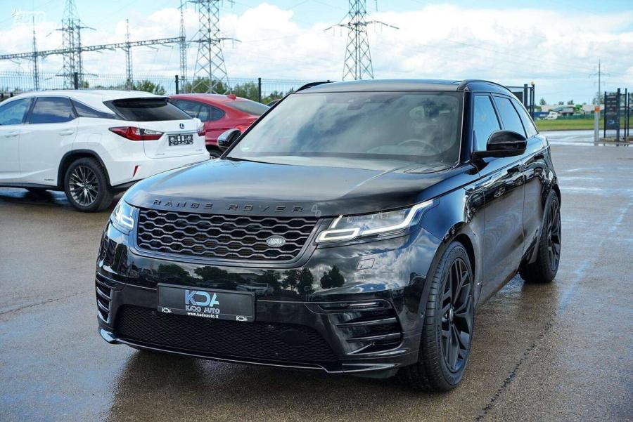 Melns Land Rover Range Rover Velar 2018 Marijampole, ar dzinēja tilpumu 3.00 L un nobraukumu 150 tūkst. km par 28450 €, foto 5 vietnē AUTOMOTO.COM.LV