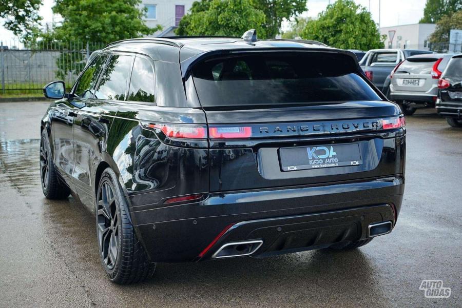 Melns Land Rover Range Rover Velar 2018 Marijampole, ar dzinēja tilpumu 3.00 L un nobraukumu 150 tūkst. km par 28450 €, foto 10 vietnē AUTOMOTO.COM.LV