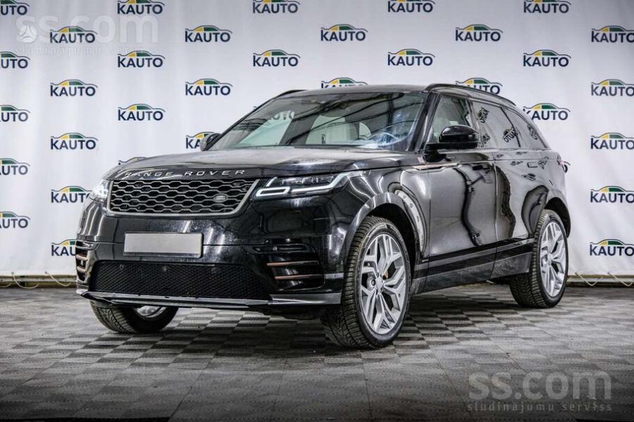 Black Land Rover Range Rover Velar 2018 in Riga, with an engine capacity of 2.00 L and mileage of 192 thousand km for 23890 €, photo 1 on AUTOMOTO.COM.LV