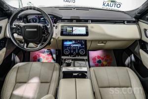 Black Land Rover Range Rover Velar 2018 in Riga, with an engine capacity of 2.00 L and mileage of 192 thousand km for 23890 €, photo 7 on AUTOMOTO.COM.LV