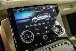 Black Land Rover Range Rover Velar 2018 in Riga, with an engine capacity of 2.00 L and mileage of 192 thousand km for 23890 €, photo 19 on AUTOMOTO.COM.LV