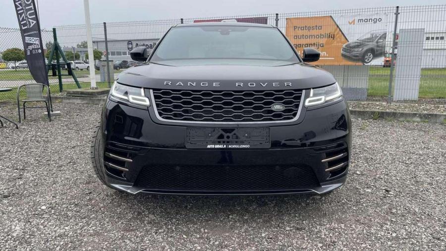 Melns Land Rover Range Rover Velar 2018 Marijampole, ar dzinēja tilpumu 2.00 L un nobraukumu 152 tūkst. km par 22290 €, foto 8 vietnē AUTOMOTO.COM.LV