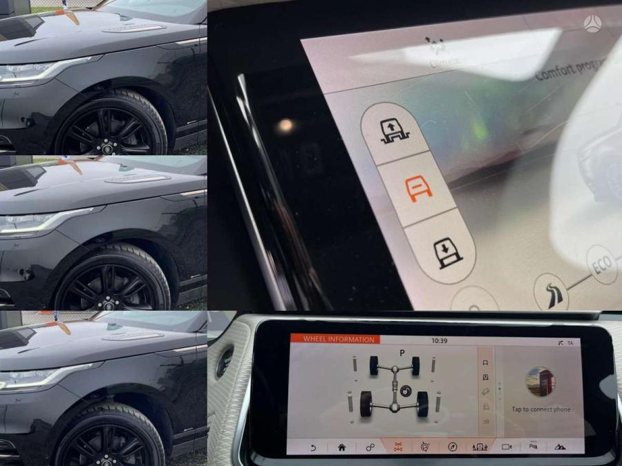 Melns Land Rover Range Rover Velar 2018 Marijampole, ar dzinēja tilpumu 2.00 L un nobraukumu 152 tūkst. km par 22290 €, foto 26 vietnē AUTOMOTO.COM.LV
