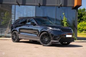 Black Land Rover Range Rover Velar 2018 in Klaipeda, with an engine capacity of 2.00 L and mileage of 85 thousand km for 29900 €, photo  on AUTOMOTO.COM.LV