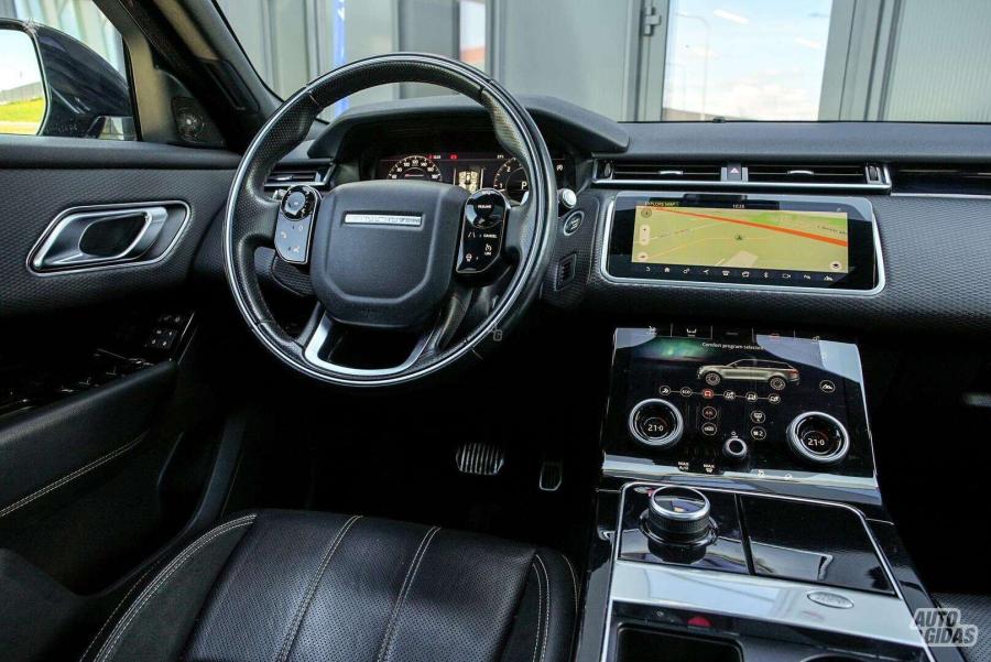 Black Land Rover Range Rover Velar 2018 in Kaunas, with an engine capacity of 2.00 L and mileage of 175 thousand km for 21950 €, photo 18 on AUTOMOTO.COM.LV