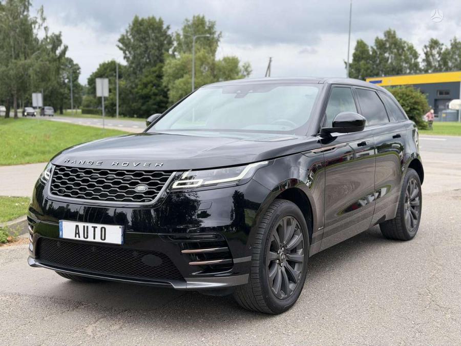 Melns Land Rover Range Rover Velar 2018 Tauragė, ar dzinēja tilpumu 2.00 L un nobraukumu 60 tūkst. km par 24999 €, foto 5 vietnē AUTOMOTO.COM.LV