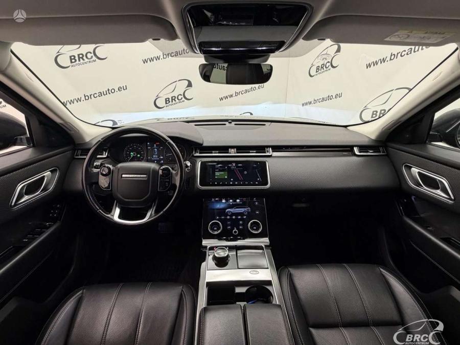 Black Land Rover Range Rover Velar 2018 in Vilnius, with an engine capacity of 2.00 L and mileage of 192 thousand km for 16900 €, photo 5 on AUTOMOTO.COM.LV