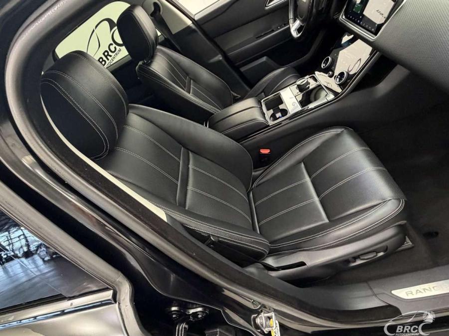 Black Land Rover Range Rover Velar 2018 in Vilnius, with an engine capacity of 2.00 L and mileage of 192 thousand km for 16900 €, photo 7 on AUTOMOTO.COM.LV