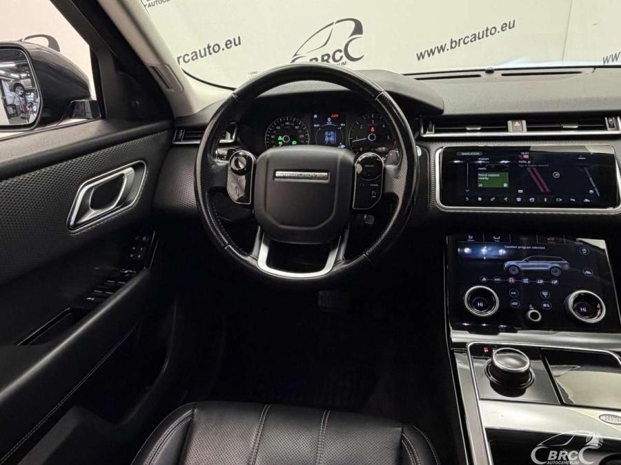 Black Land Rover Range Rover Velar 2018 in Vilnius, with an engine capacity of 2.00 L and mileage of 192 thousand km for 16900 €, photo 16 on AUTOMOTO.COM.LV