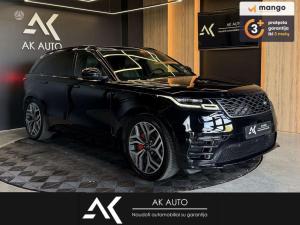Melns Land Rover Range Rover Velar 2018 Kauņa, ar dzinēja tilpumu 2.99 L un nobraukumu 170 tūkst. km par 26990 €, foto  vietnē AUTOMOTO.COM.LV