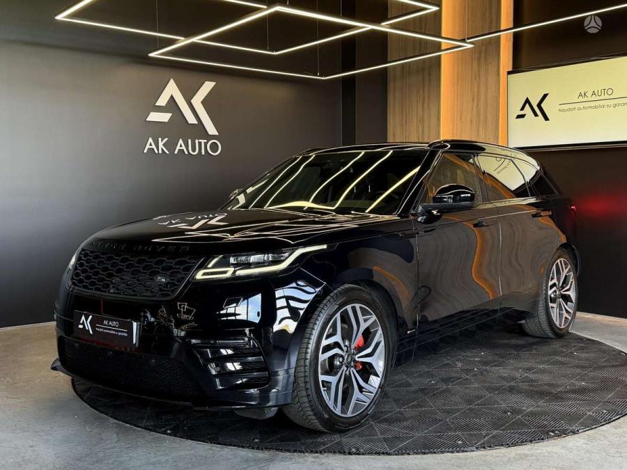 Melns Land Rover Range Rover Velar 2018 Kauņa, ar dzinēja tilpumu 2.99 L un nobraukumu 170 tūkst. km par 26990 €, foto 7 vietnē AUTOMOTO.COM.LV
