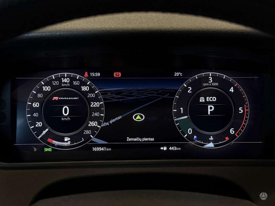 Melns Land Rover Range Rover Velar 2018 Kauņa, ar dzinēja tilpumu 2.99 L un nobraukumu 170 tūkst. km par 26990 €, foto 32 vietnē AUTOMOTO.COM.LV