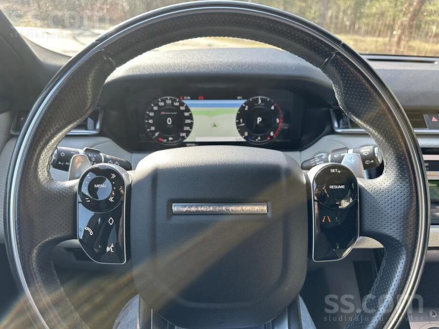 Black Land Rover Range Rover Velar 2018 in Liepaja, with an engine capacity of 2.00 L and mileage of 113 thousand km for 26000 €, photo 15 on AUTOMOTO.COM.LV