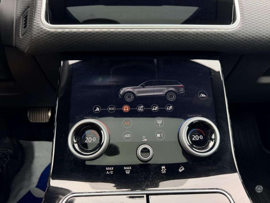 Black Land Rover Range Rover Velar 2018 in Taurage, with an engine capacity of 2.00 L and mileage of 60 thousand km for 23999 €, photo 31 on AUTOMOTO.COM.LV