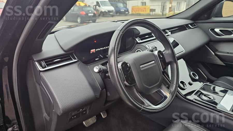Melns Land Rover Range Rover Velar 2019 Rīga, ar dzinēja tilpumu 2.00 L un nobraukumu 162 tūkst. km par 27550 €, foto 11 vietnē AUTOMOTO.COM.LV