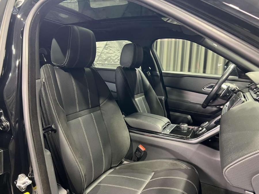 Melns Land Rover Range Rover Velar 2019 Marijampole, ar dzinēja tilpumu 2.00 L un nobraukumu 149 tūkst. km par 23350 €, foto 19 vietnē AUTOMOTO.COM.LV