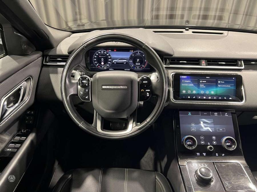 Melns Land Rover Range Rover Velar 2019 Marijampole, ar dzinēja tilpumu 2.00 L un nobraukumu 149 tūkst. km par 23350 €, foto 25 vietnē AUTOMOTO.COM.LV