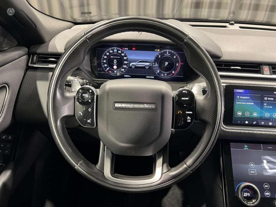 Melns Land Rover Range Rover Velar 2019 Marijampole, ar dzinēja tilpumu 2.00 L un nobraukumu 149 tūkst. km par 23350 €, foto 27 vietnē AUTOMOTO.COM.LV
