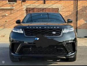 Melns Land Rover Range Rover Velar 2019 Kauņa, ar dzinēja tilpumu 5.00 L un nobraukumu 68 tūkst. km par 74500 €, foto  vietnē AUTOMOTO.COM.LV