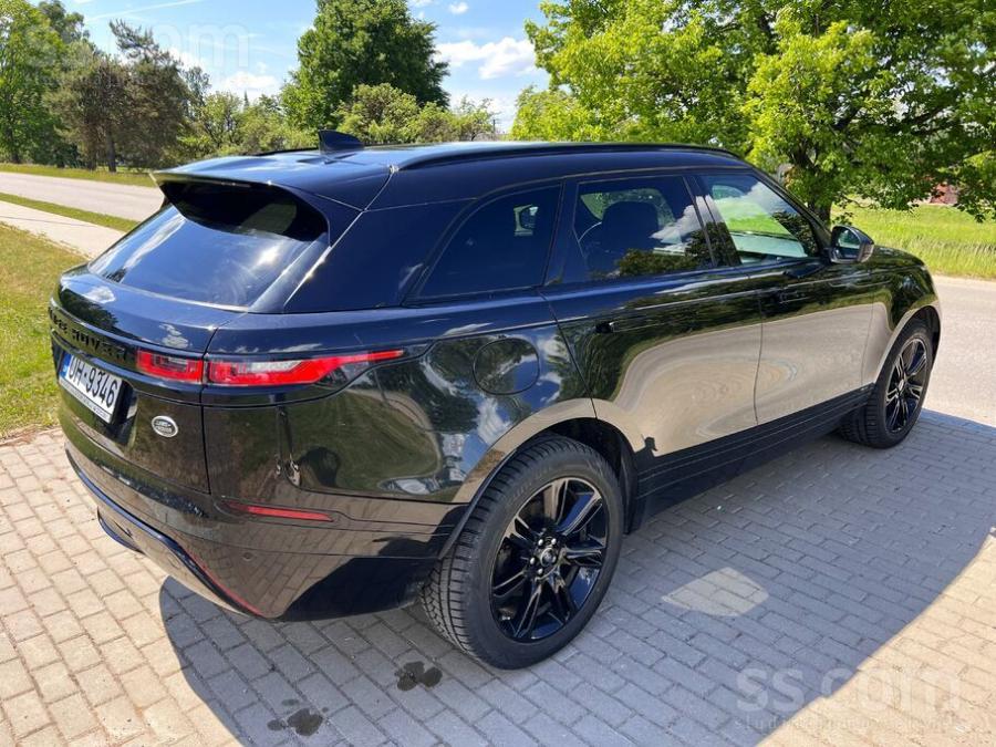 Black Land Rover Range Rover Velar 2019 in Limbazi, with an engine capacity of 2.00 L and mileage of 166 thousand km for 24550 €, photo 5 on AUTOMOTO.COM.LV