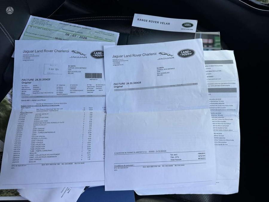 Black Land Rover Range Rover Velar 2019 in Kaunas, with an engine capacity of 2.00 L and mileage of 220 thousand km for 19350 €, photo 33 on AUTOMOTO.COM.LV