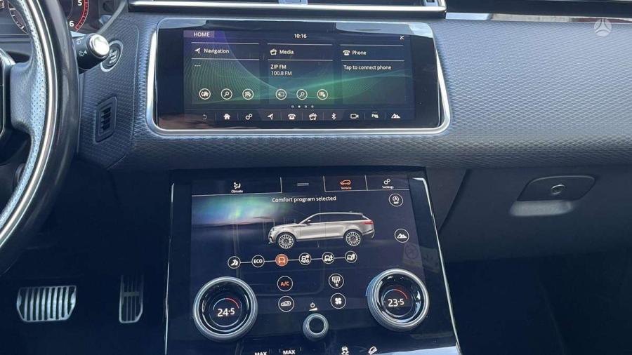 Melns Land Rover Range Rover Velar 2019 Marijampole, ar dzinēja tilpumu 2.00 L un nobraukumu 149 tūkst. km par 19990 €, foto 52 vietnē AUTOMOTO.COM.LV