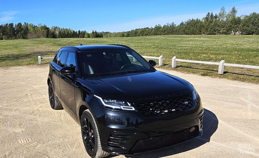 Melns Land Rover Range Rover Velar 2020 Viļņa, ar dzinēja tilpumu 2.00 L un nobraukumu 157 tūkst. km par 21300 €, foto 1 vietnē AUTOMOTO.COM.LV