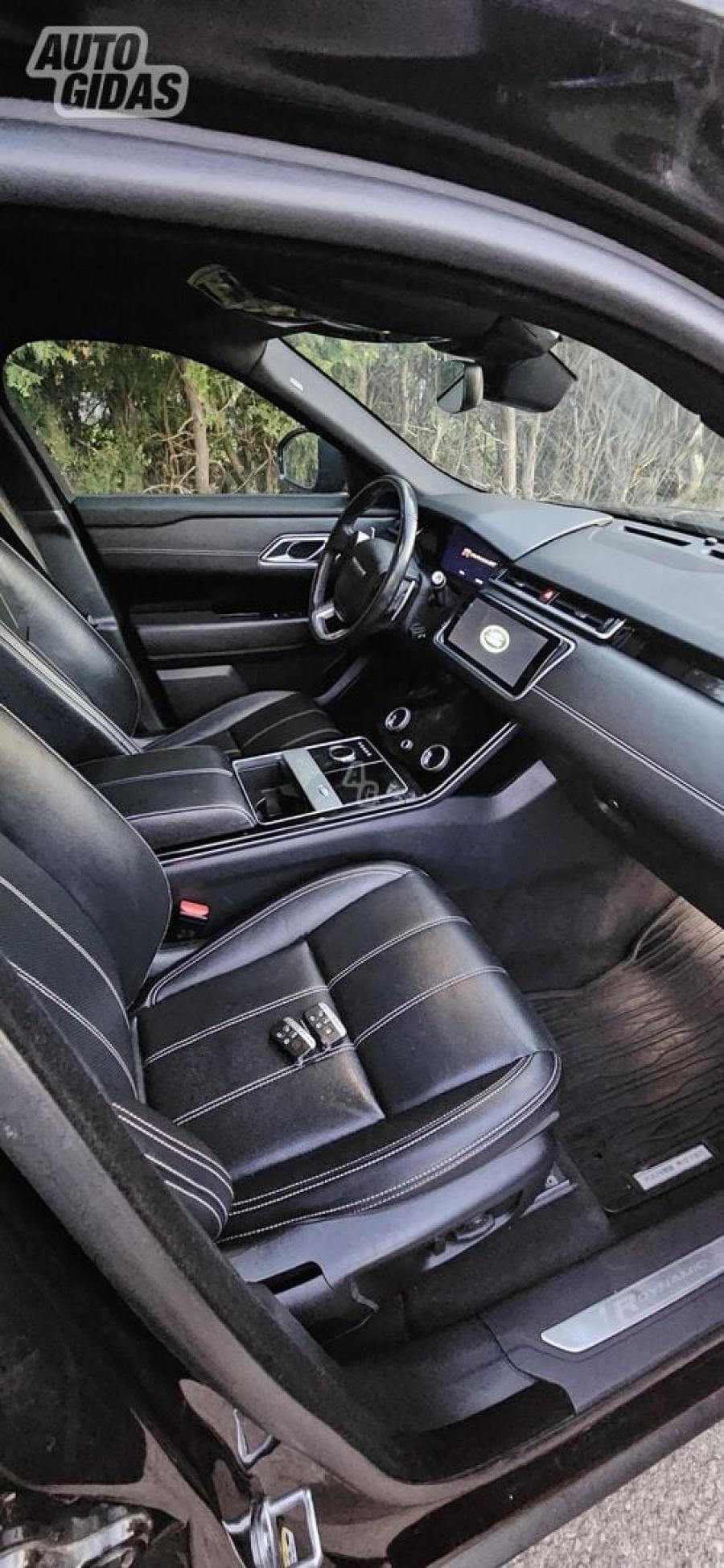 Melns Land Rover Range Rover Velar 2020 Viļņa, ar dzinēja tilpumu 2.00 L un nobraukumu 157 tūkst. km par 21300 €, foto 15 vietnē AUTOMOTO.COM.LV