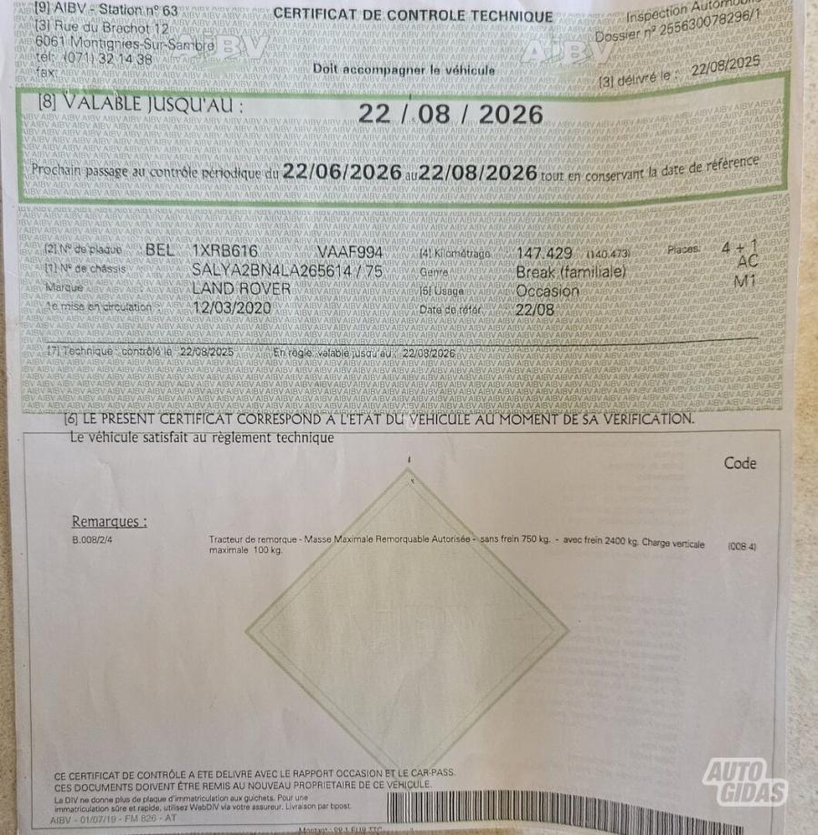 Melns Land Rover Range Rover Velar 2020 Viļņa, ar dzinēja tilpumu 2.00 L un nobraukumu 157 tūkst. km par 21300 €, foto 29 vietnē AUTOMOTO.COM.LV