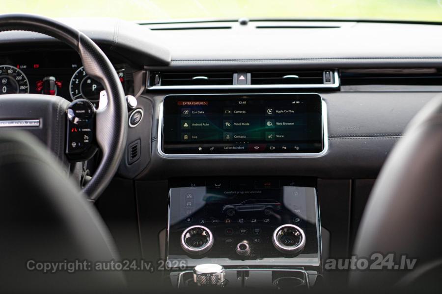 Melns Land Rover Range Rover Velar 2020 Tartu, ar dzinēja tilpumu 5.00 L un nobraukumu 55 tūkst. km par 46200 €, foto 15 vietnē AUTOMOTO.COM.LV