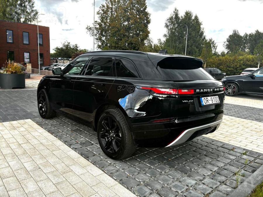 Black Land Rover Range Rover Velar 2020 in Riga, with an engine capacity of 2.00 L and mileage of 120 thousand km for 21200 €, photo 3 on AUTOMOTO.COM.LV