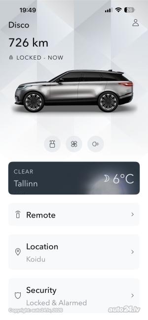 Черный Ленд Ровер Рендж Ровер Велар 2021 в Таллин, объемом двигателя 2.00 л и пробегом 145 тыс. км за 35900 €, фото 26 на AUTOMOTO.COM.LV