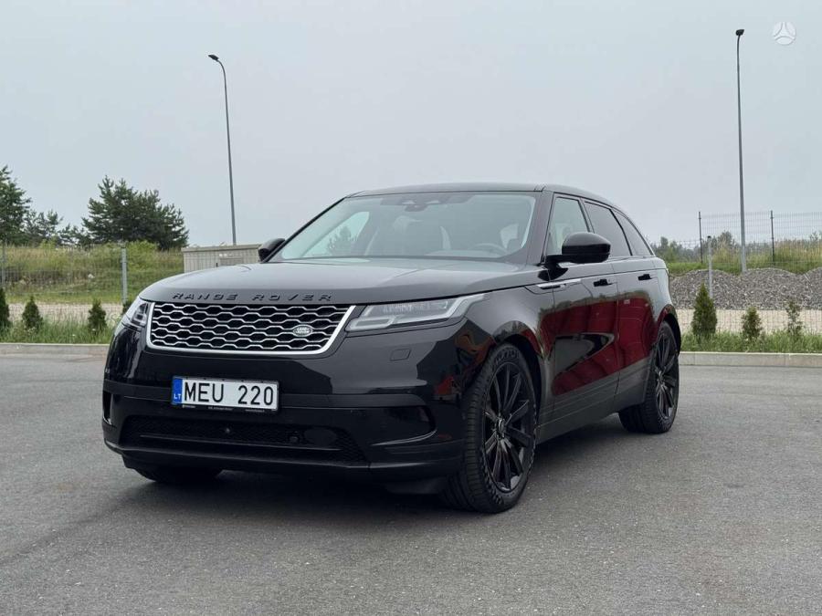 Black Land Rover Range Rover Velar 2021 in Vilnius, with an engine capacity of 3.00 L and mileage of 94 thousand km for 38000 €, photo 1 on AUTOMOTO.COM.LV